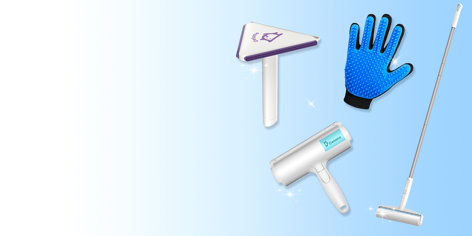 Delomo | Pet Hair Removers & Gloves | One Million Customers' Choice ...